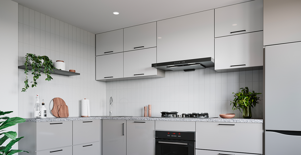 How to Pair Your Kitchen Hood and Hob in a Small Space - Fujioh