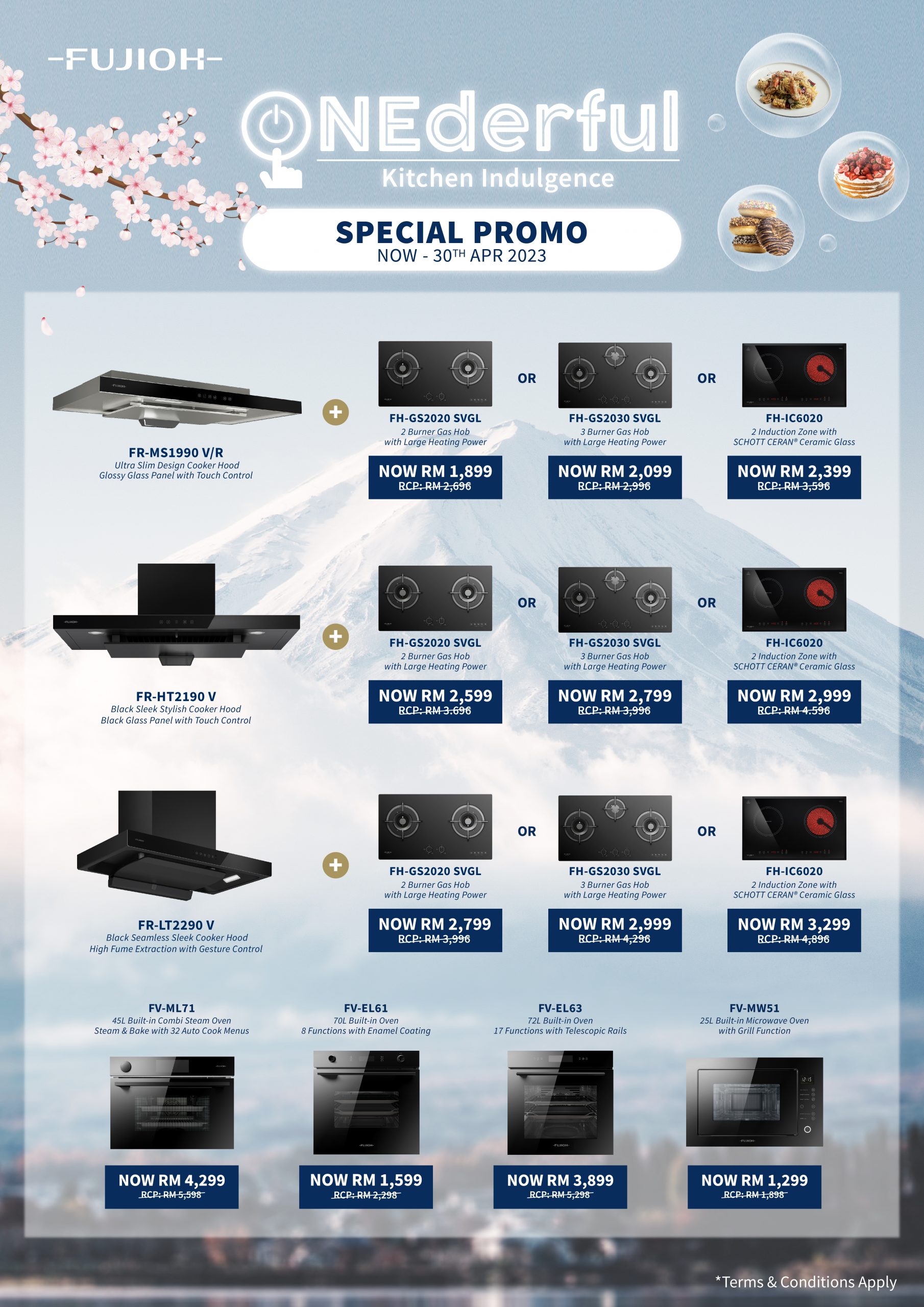 ONEDERFUL KITCHEN INDULGENCE PROMO 2023 - Fujioh