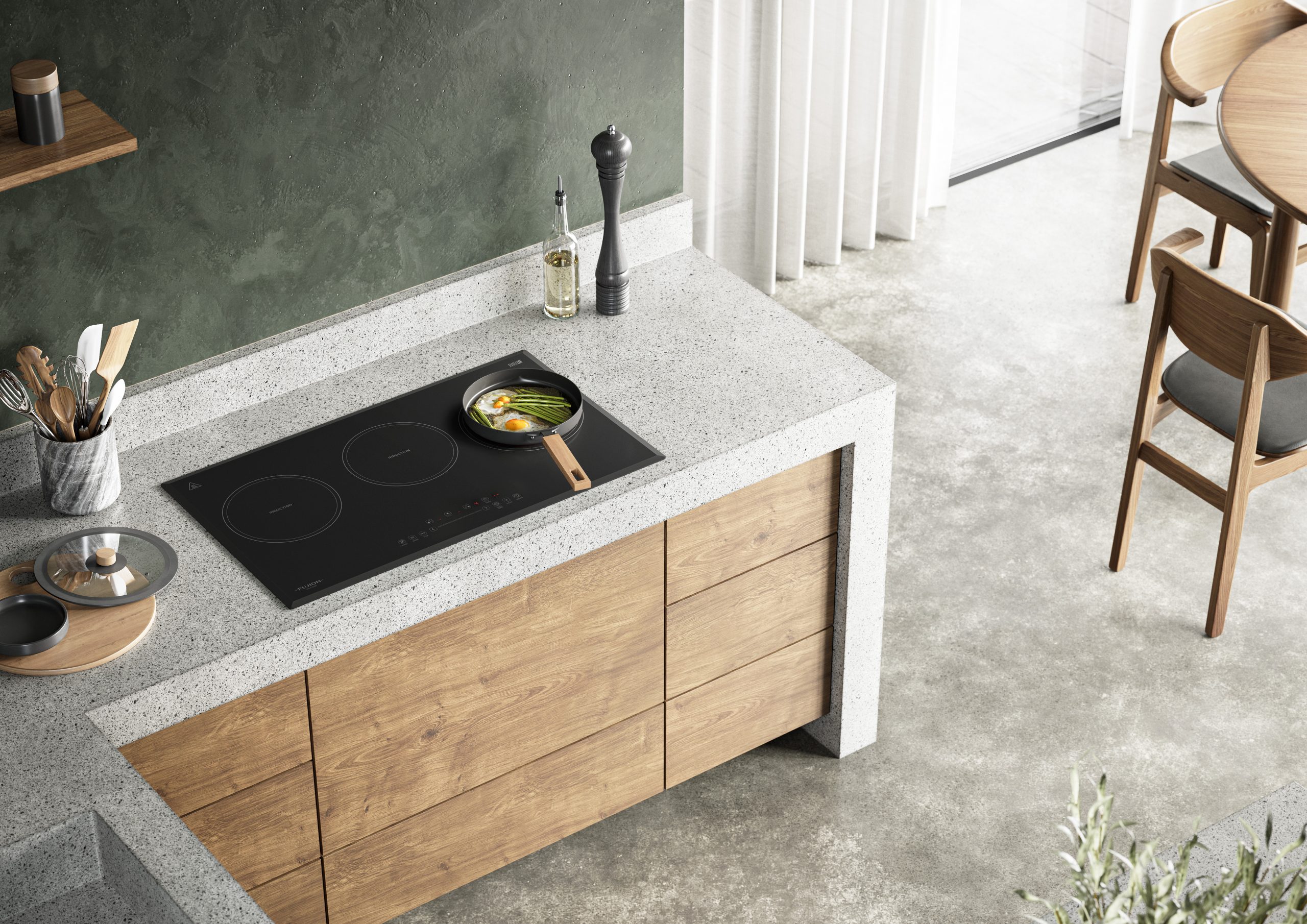 Hybrid Hob With Induction & Ceramic Zones FH-IC7030 - Fujioh