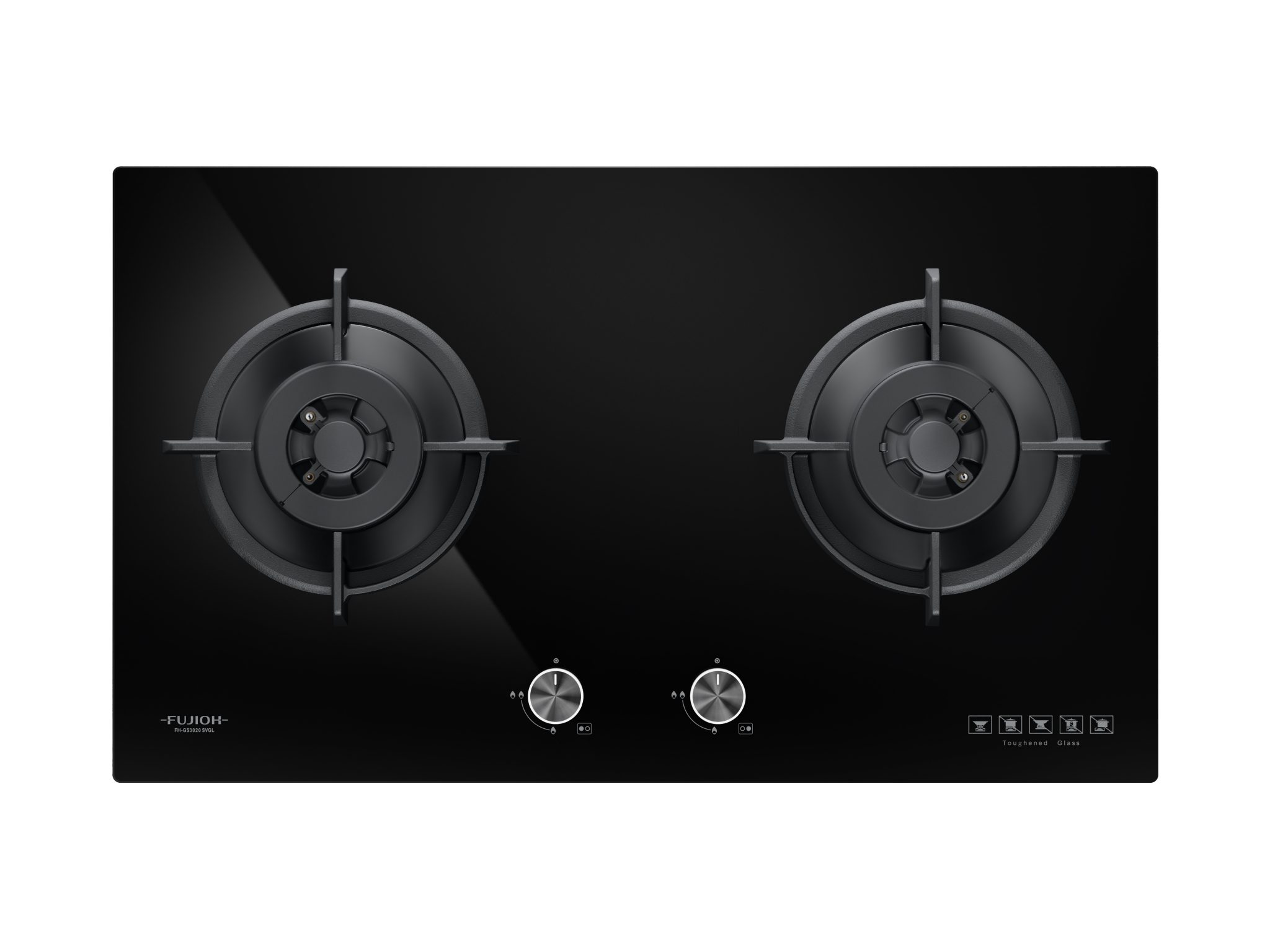 Gas Hob With Knob Shield FH-GS3020 SVGL - Fujioh Malaysia